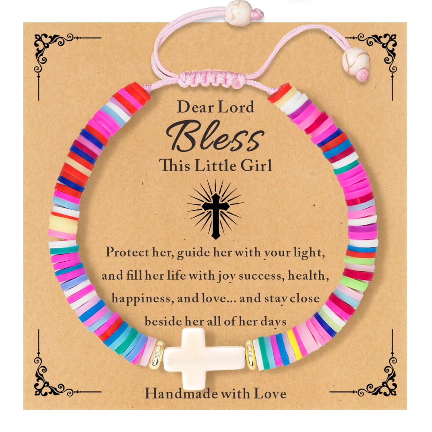 Cross Bracelet First Communion Gifts for Girls Religious Christian ...