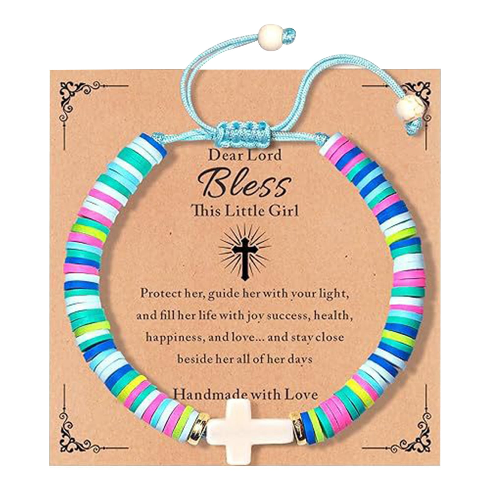 Cross Bracelet First Communion Gifts for Girls Religious Christian ...