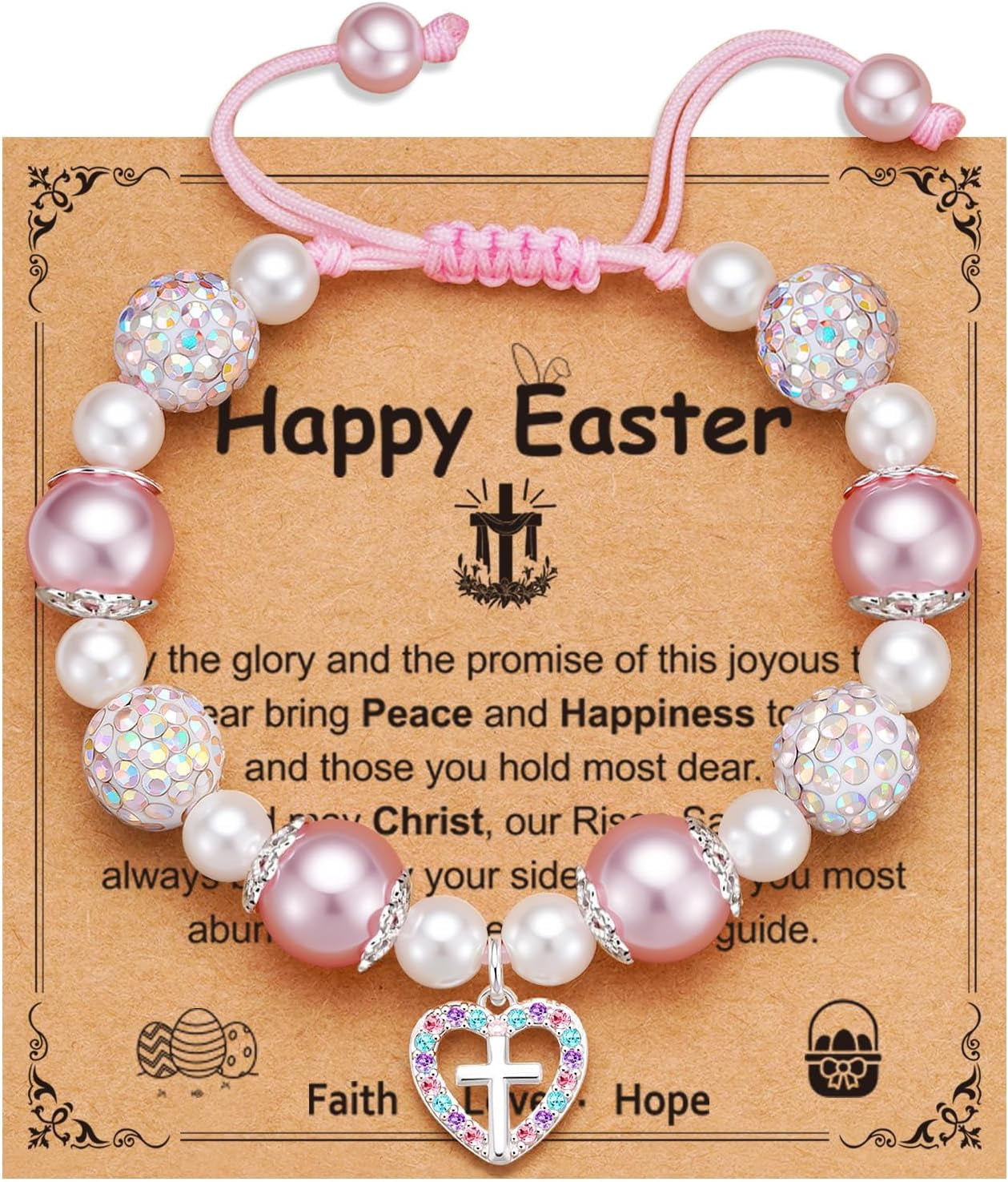 Cross Bracelet for Baptism, Communion, Confirmation, Easter ...