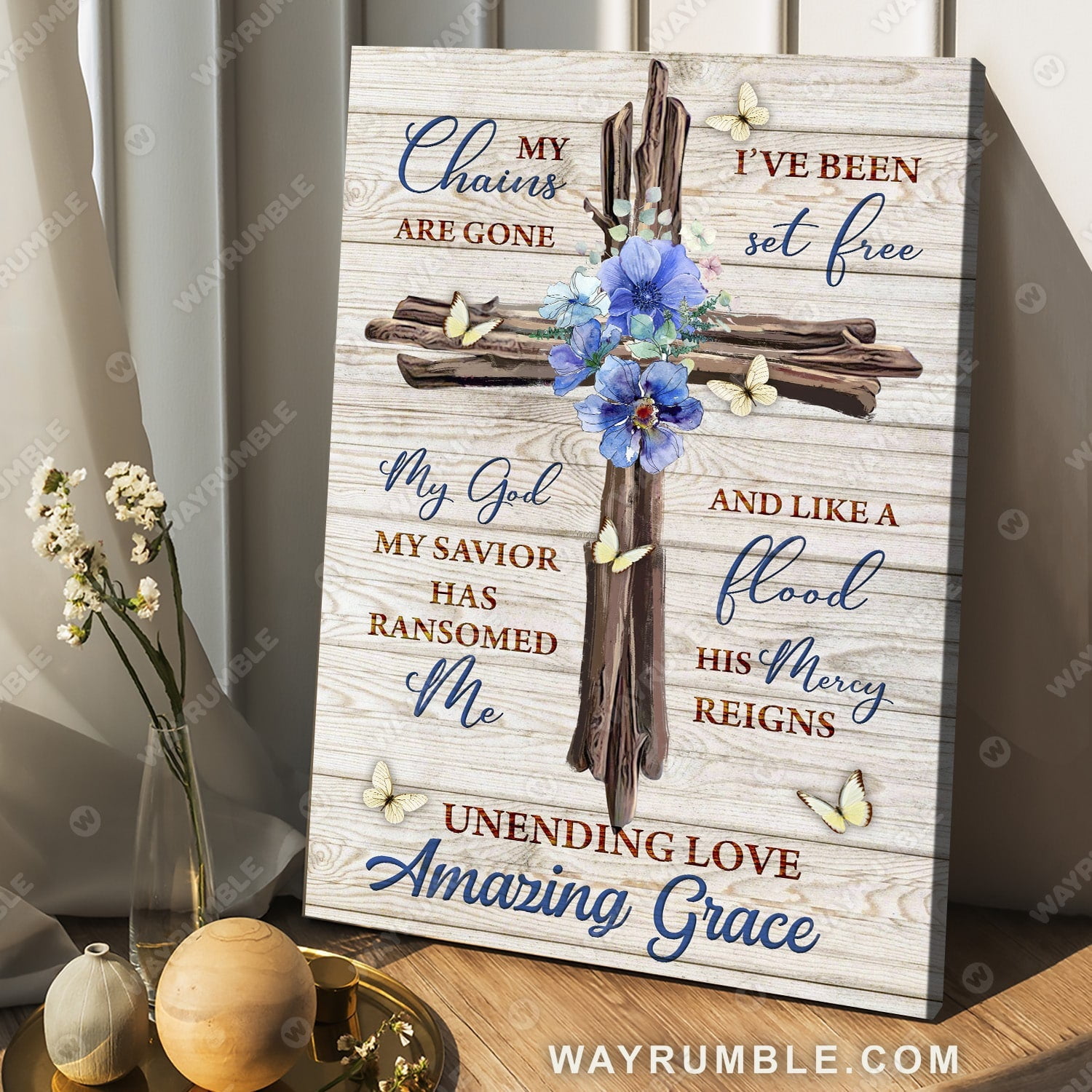 Cross, Butterfly, Morning Glory, Amazing Grace, My Chains Are Gone ...