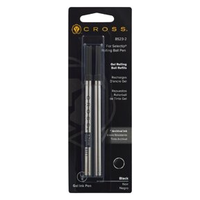 Cross, CRO81012, Standard Ballpoint Pen Refills, 2 / Pack - Walmart.com