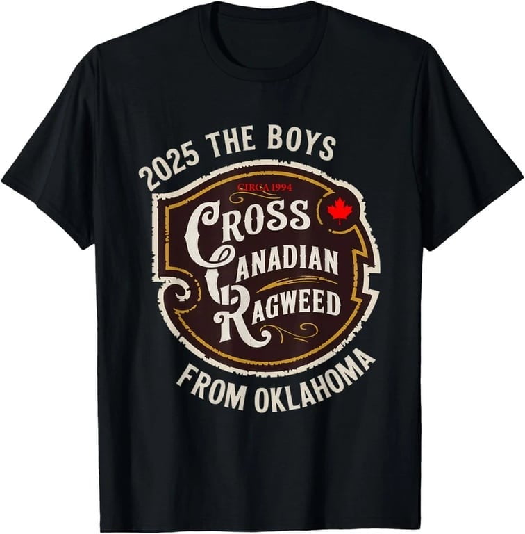 Cross Canadian Ragweed The Boys From Oklahoma Concert 2025 T-Shirt ...