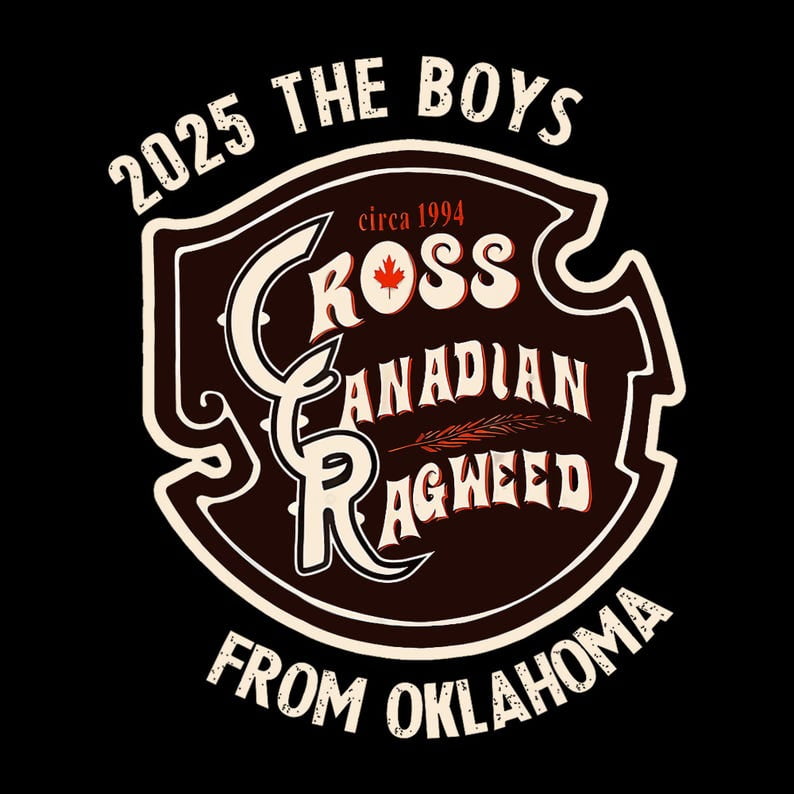 Cross Canadian Ragweed The Boys From Oklahoma Concert 2025 t shirt, Red ...