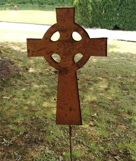 Cross Celtic Style Garden Stake or Wall Hanging (option) - Walmart.com