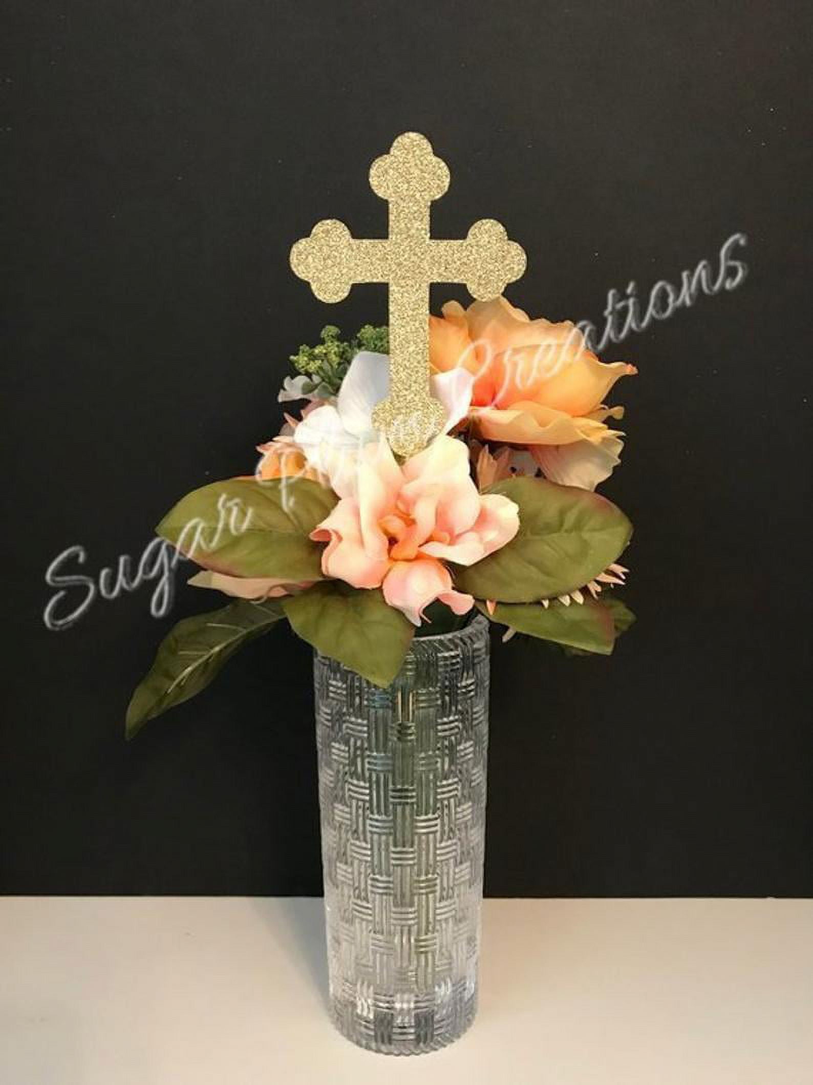 Cross Centerpieces Set of 2 - Walmart.com