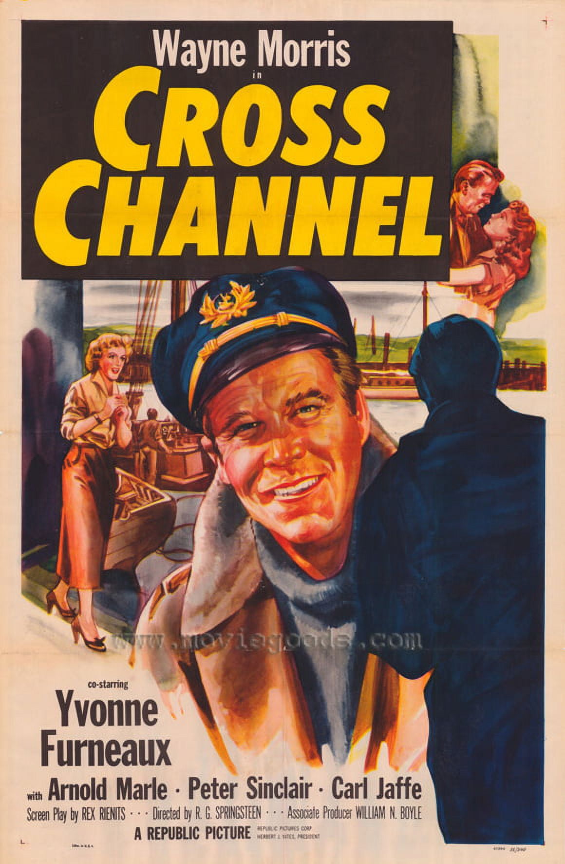 Cross Channel - movie POSTER (Style A) (11" x 17") (1955) - Walmart.com
