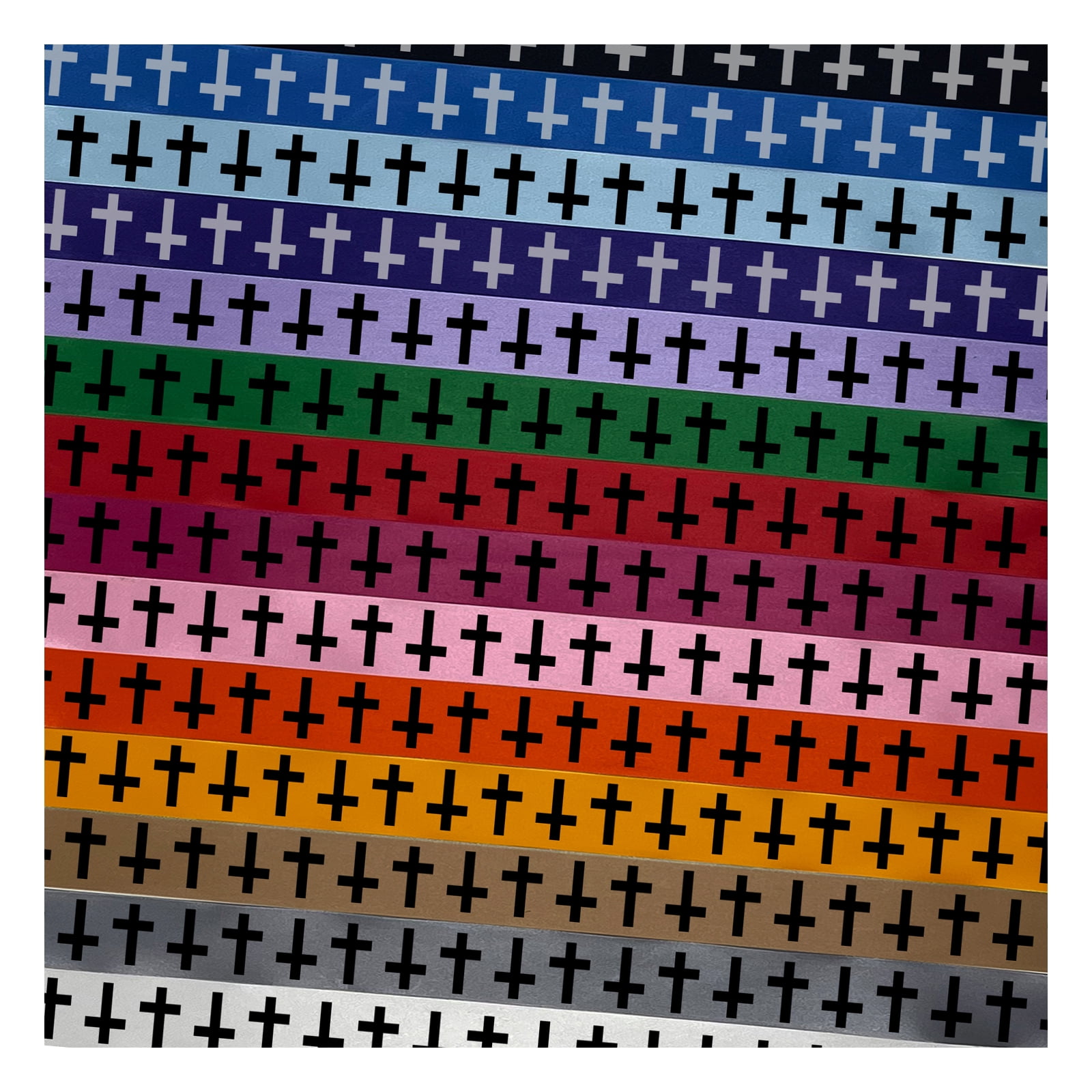 Cross Christian Church Religion Satin Ribbon for Gift Wrapping Bows ...