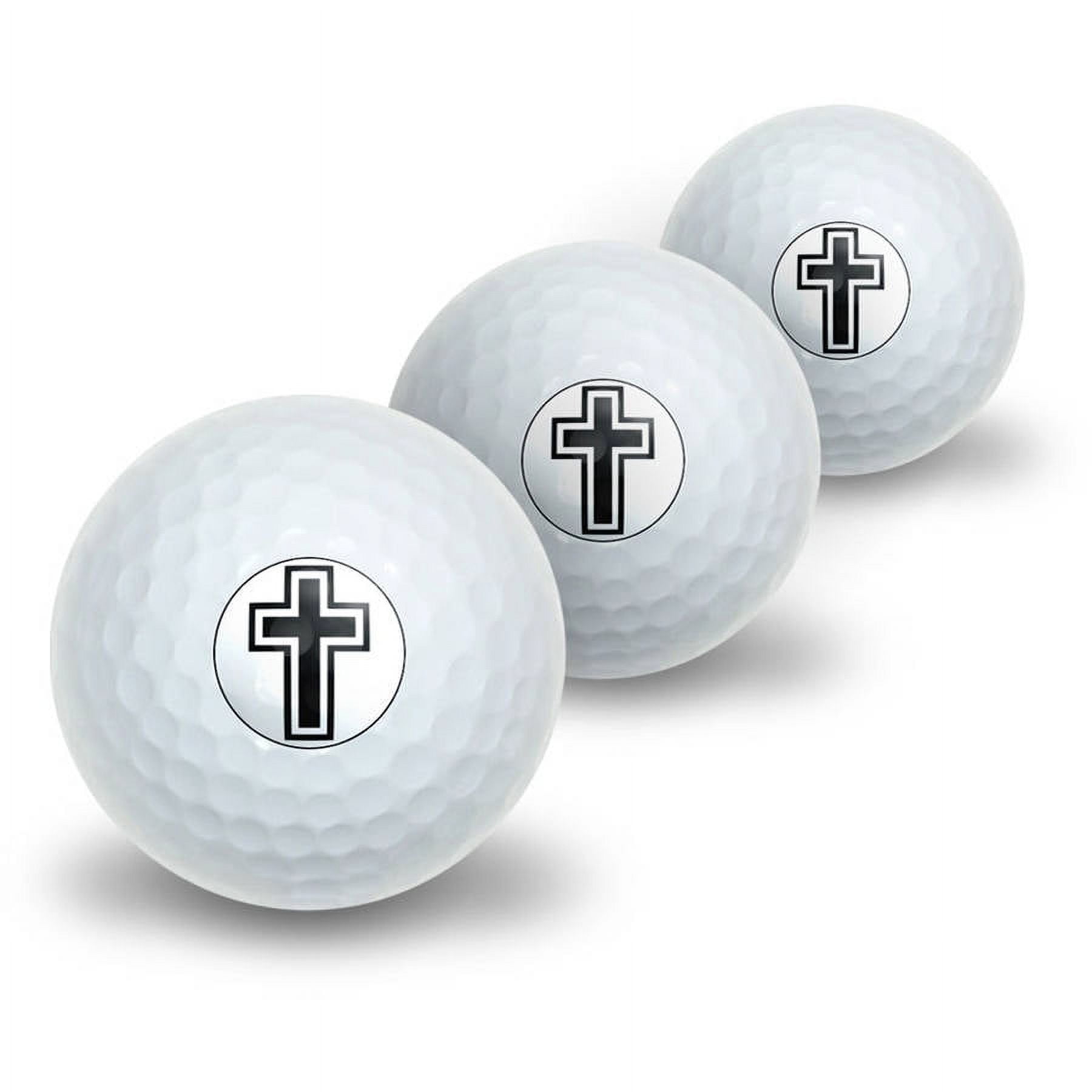 Cross Christian Religious Novelty Golf Balls, 3pk - Walmart.com