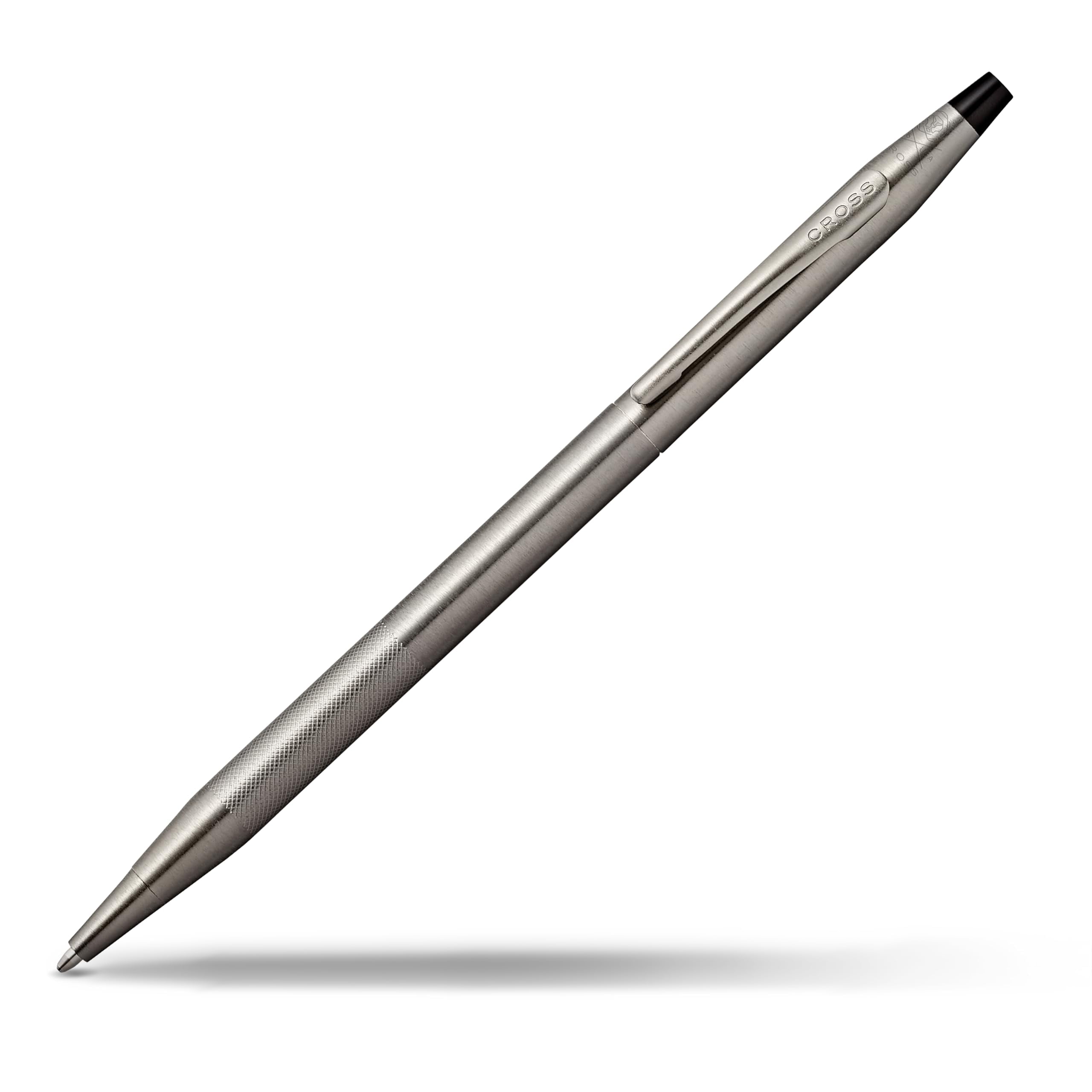 Cross Classic Century® Titanium Gray PVD Ballpoint Pen with Micro-knurl ...