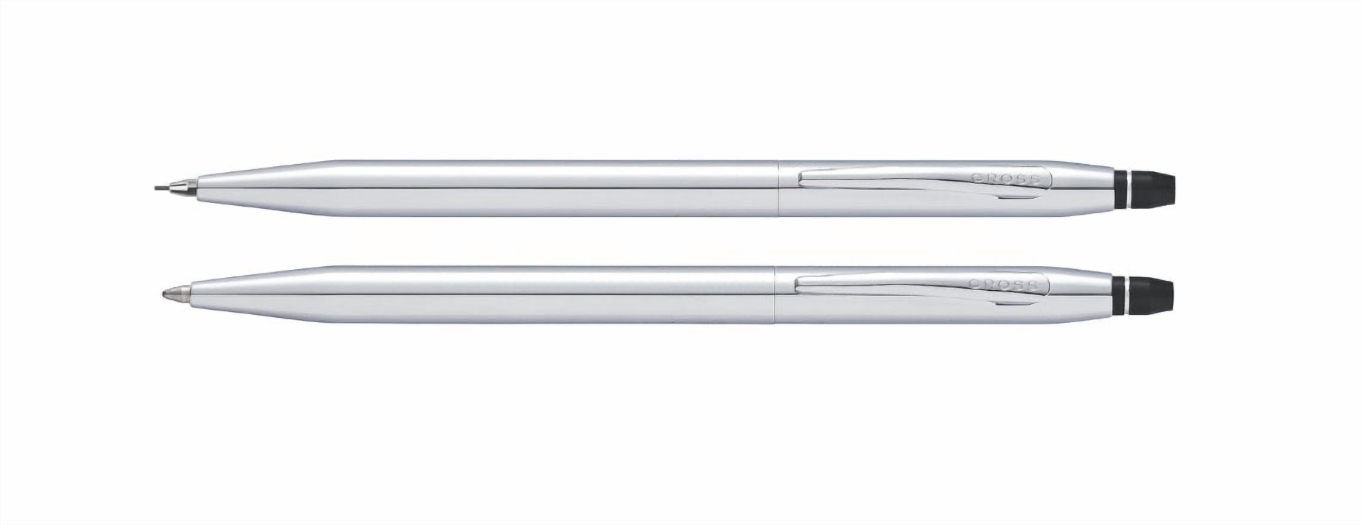 Cross Click™ Chrome with Chrome Appointments Ballpoint Pen and 0.5mm ...
