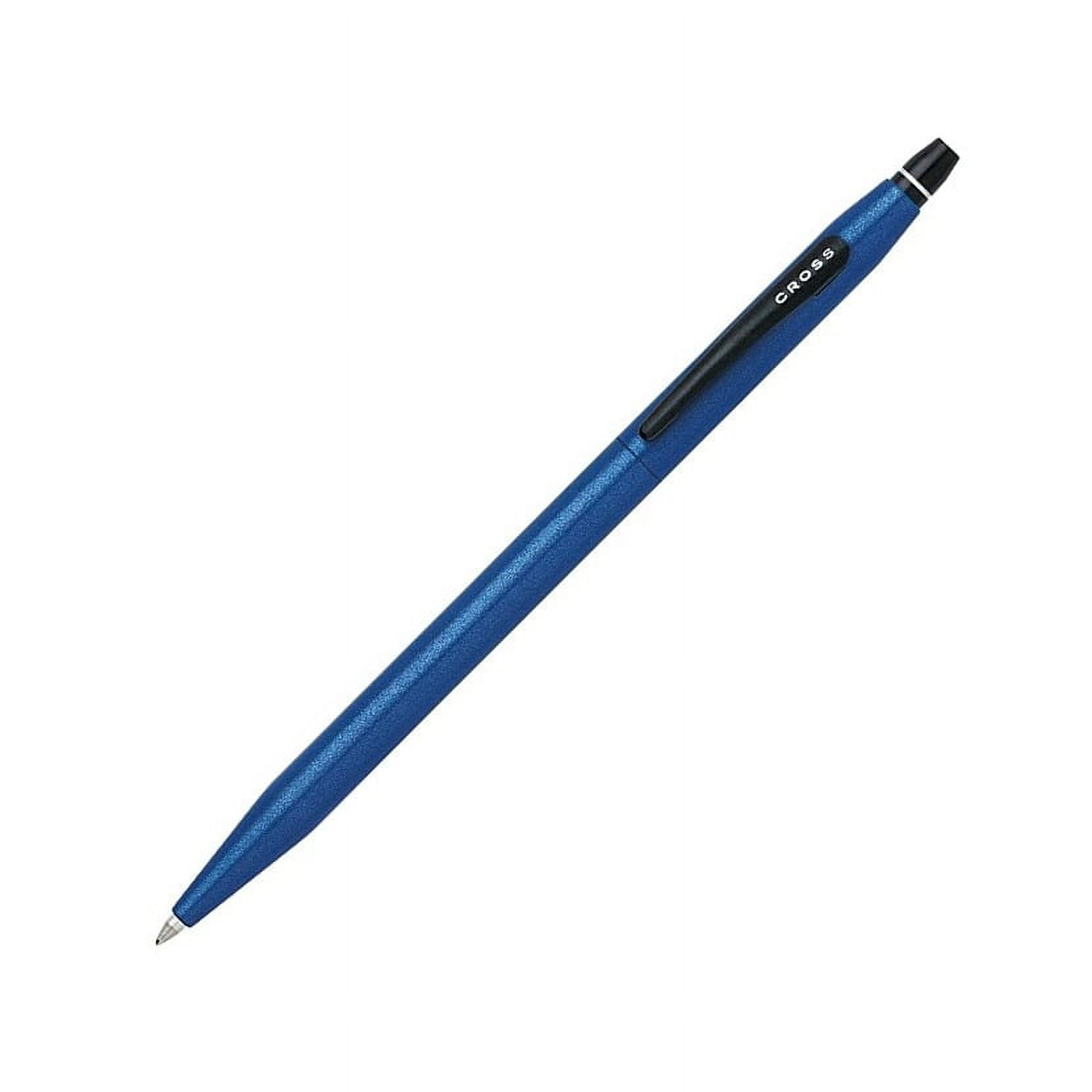 Cross Click Pearlescent Blue & Black Rollerball Pen, #AT0625-6 ...