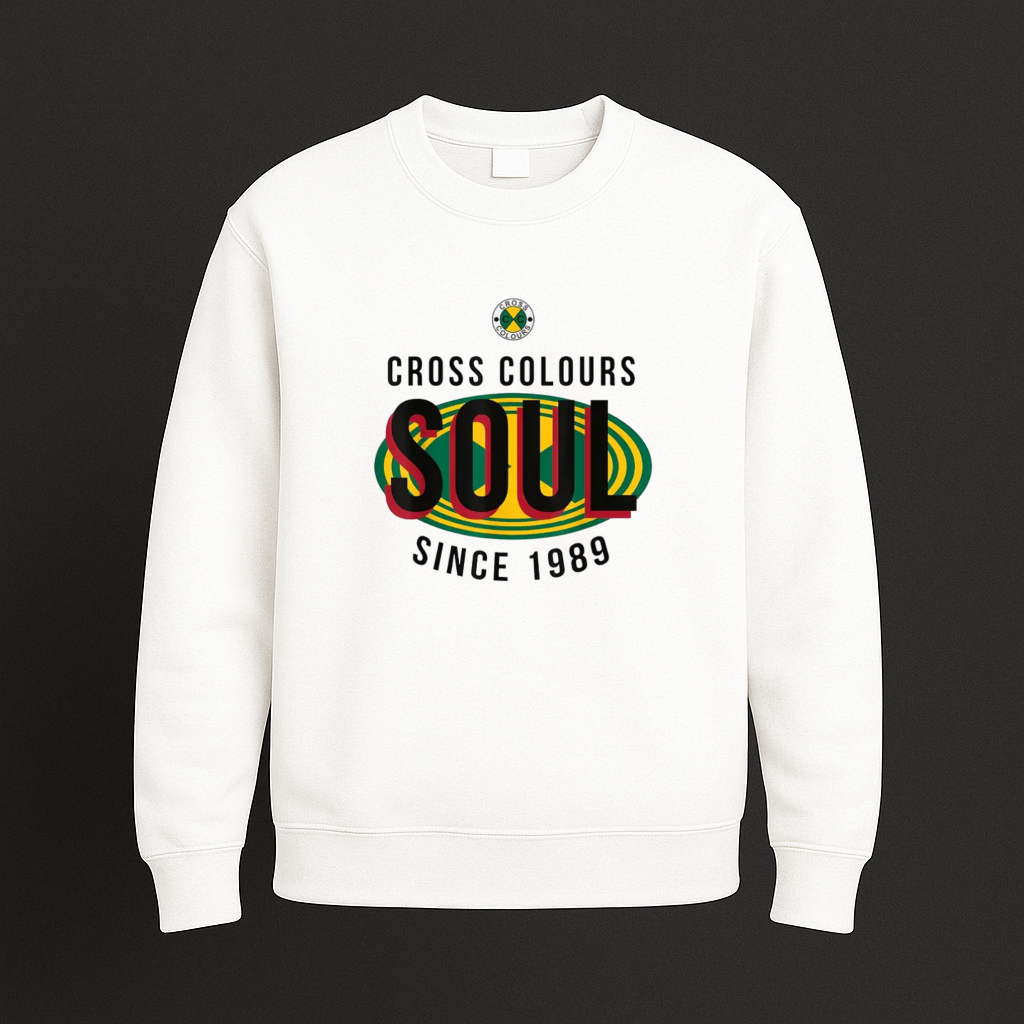 Cross Colours Soul Since 1989 Retro Typography Classic Vintage Style ...