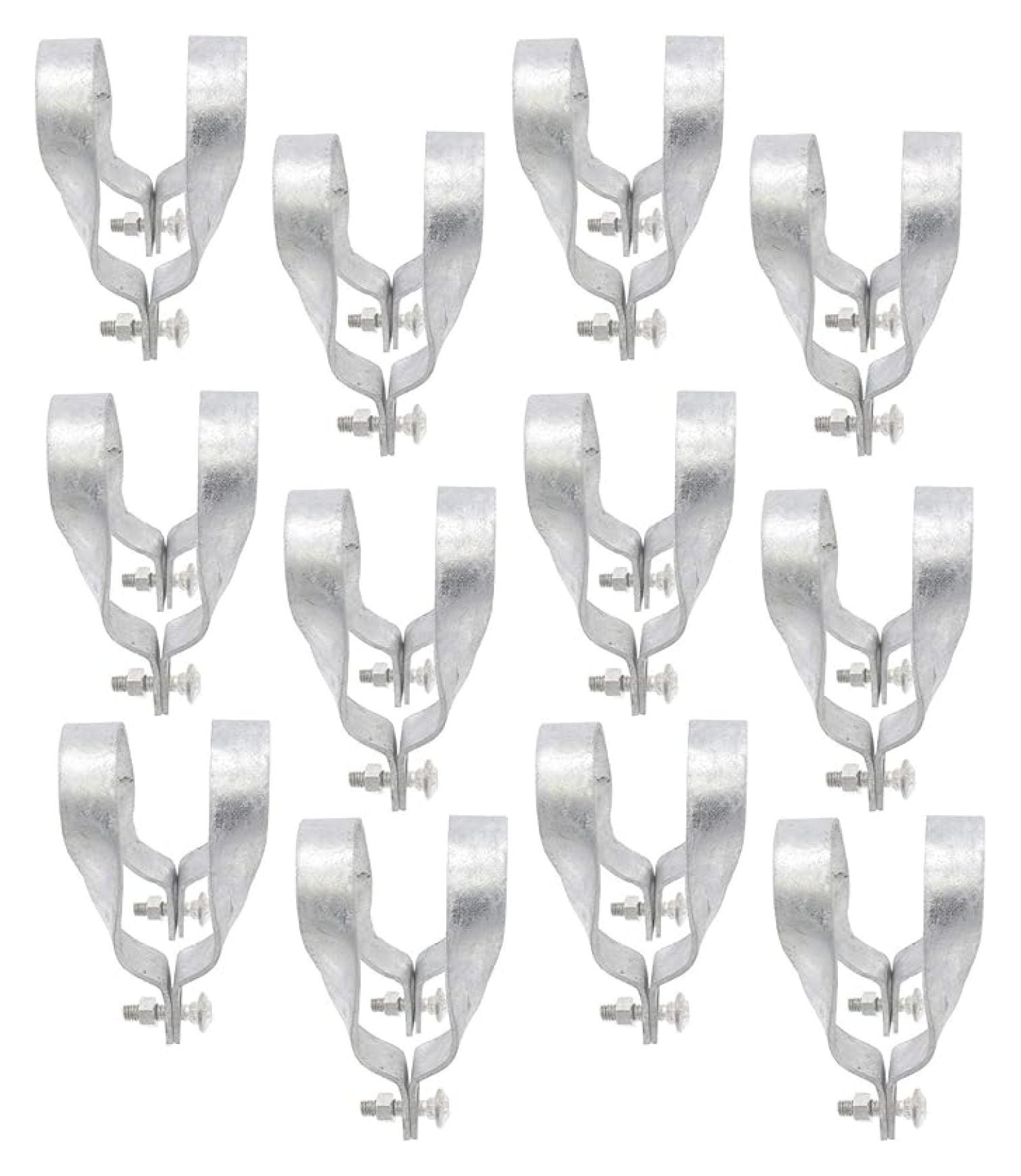 Cross-Connector (Purlin Bracket) for Greenhouse - Galvanized Steel (12 ...