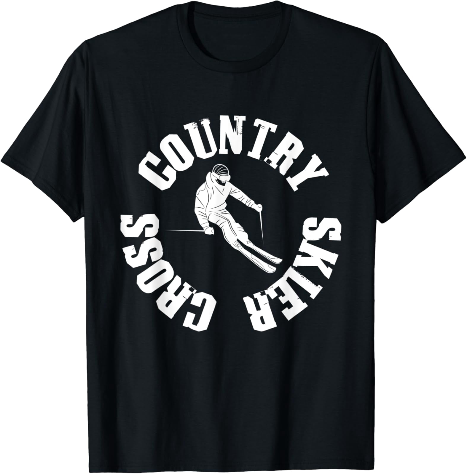 Cross Country Skier Awesome Winter Sport Snow Tee T-Shirt Unisex Full ...