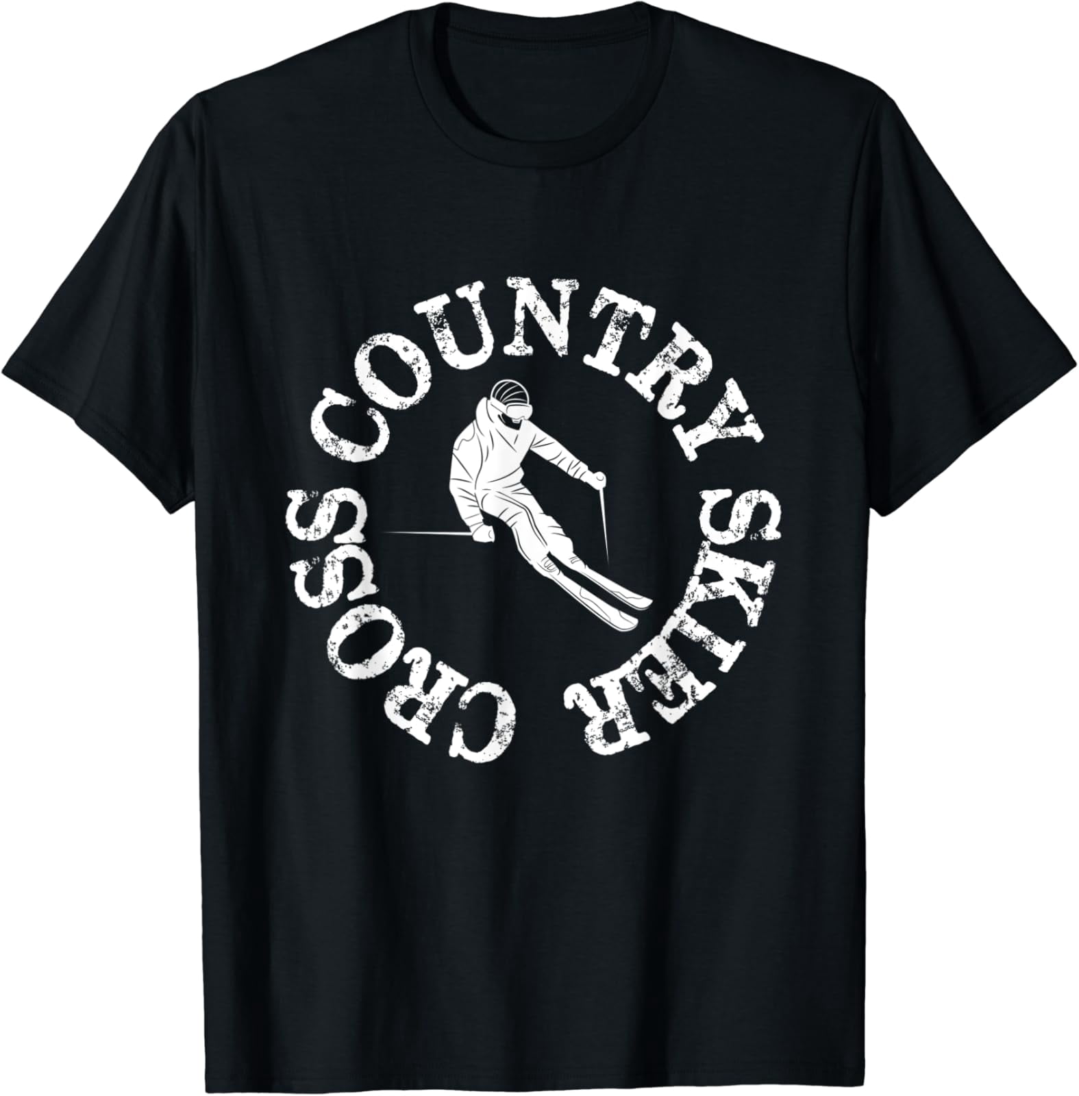 Cross Country Skier Awesome Winter Sport Snow Tee T-Shirt Unisex Full ...