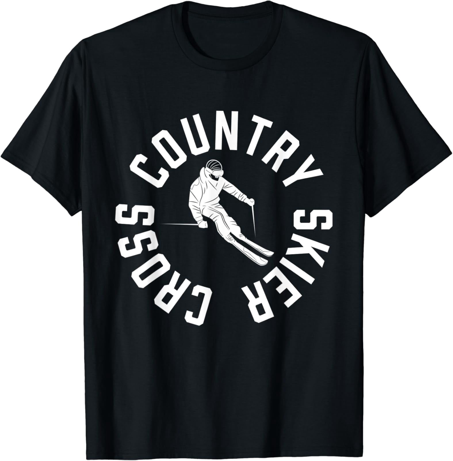 Cross Country Skier Awesome Winter Sport Snow Tee T-Shirt Unisex Full ...