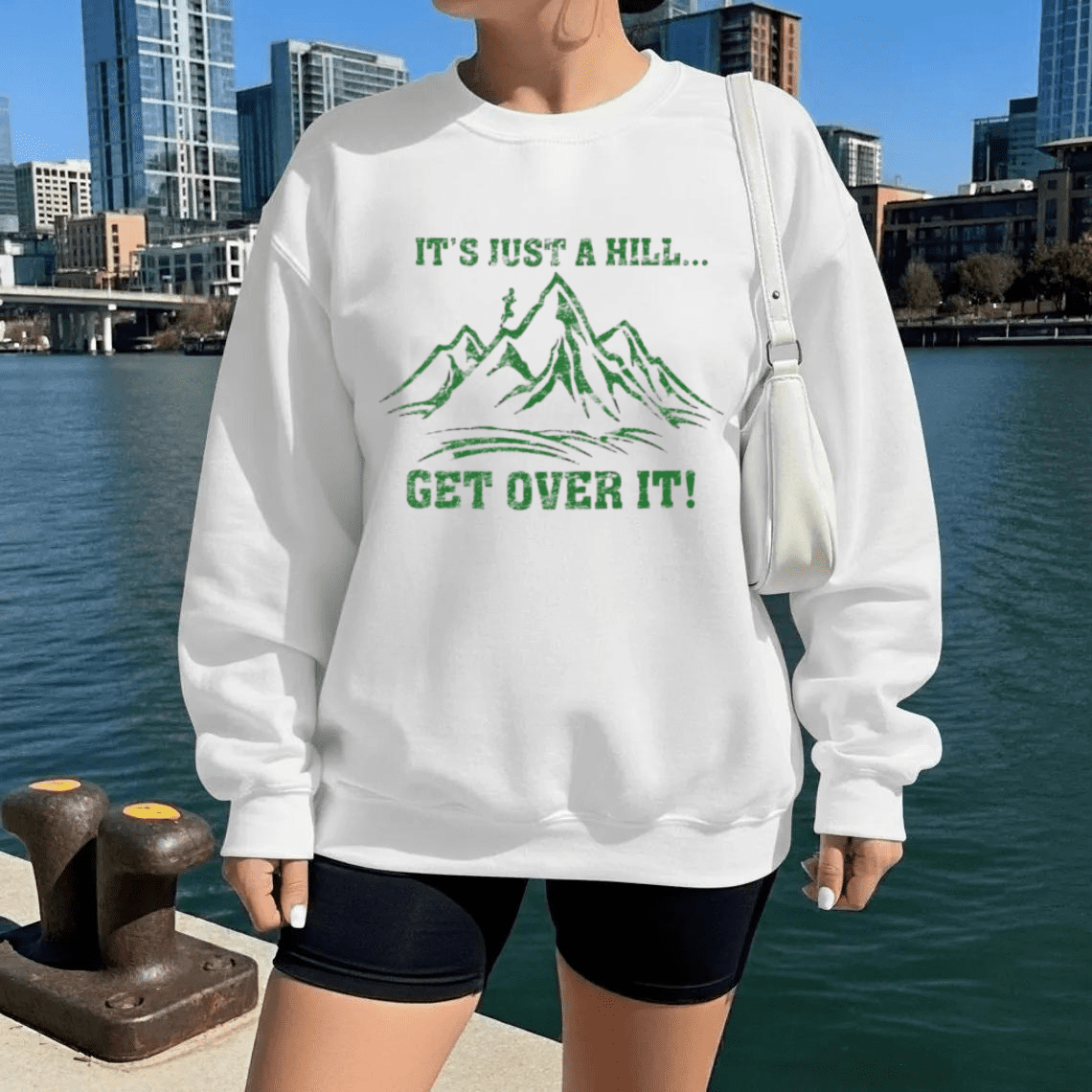Cross Country Trail Runner Just a Hill Running Sweatshirt, up to Size ...