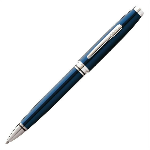 Cross Coventry Blue Lacquer Chrome Trim Ballpoint Pen AT0662-9 ...