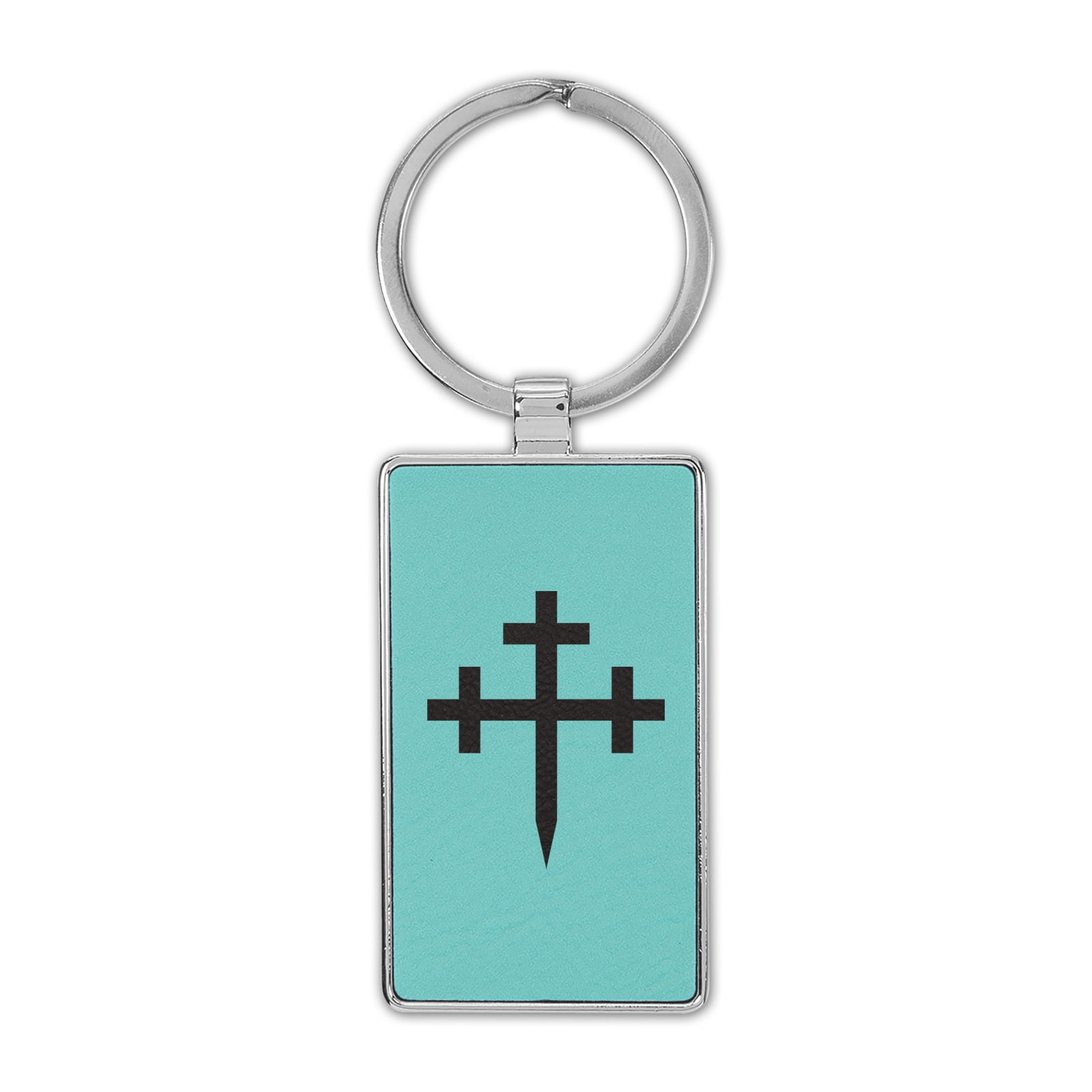 Cross Crosslet Fitchy Premium Leatherette Keychain - Teal - Walmart.com