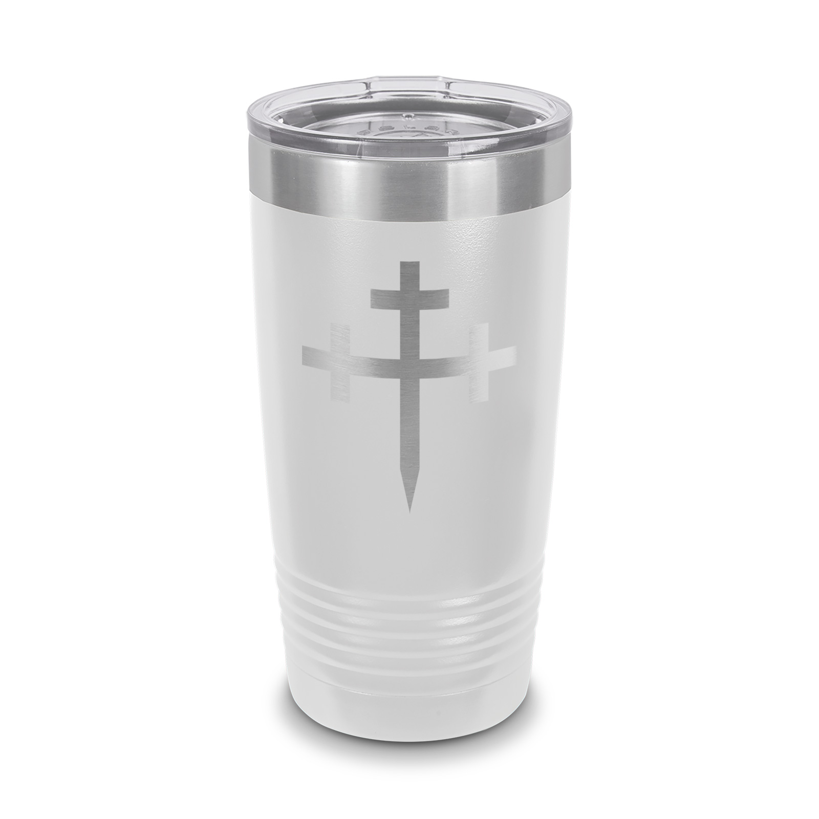 Cross Crosslet Fitchy Tumbler 20 oz - Laser Engraved w/ Clear Lid ...