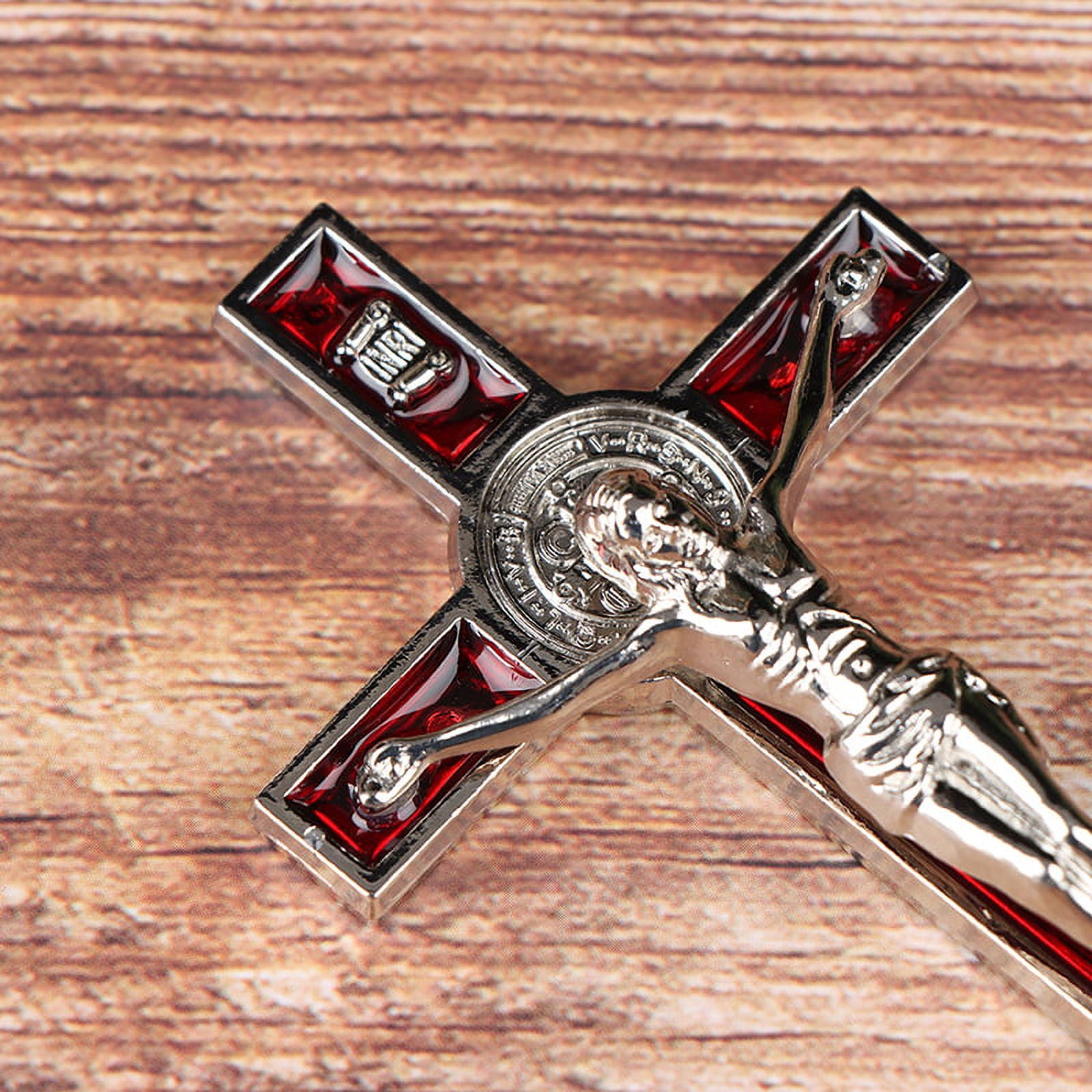 Cross Crucifix Stand Christ Catholic Jesus Statue Figurine Prayer ...