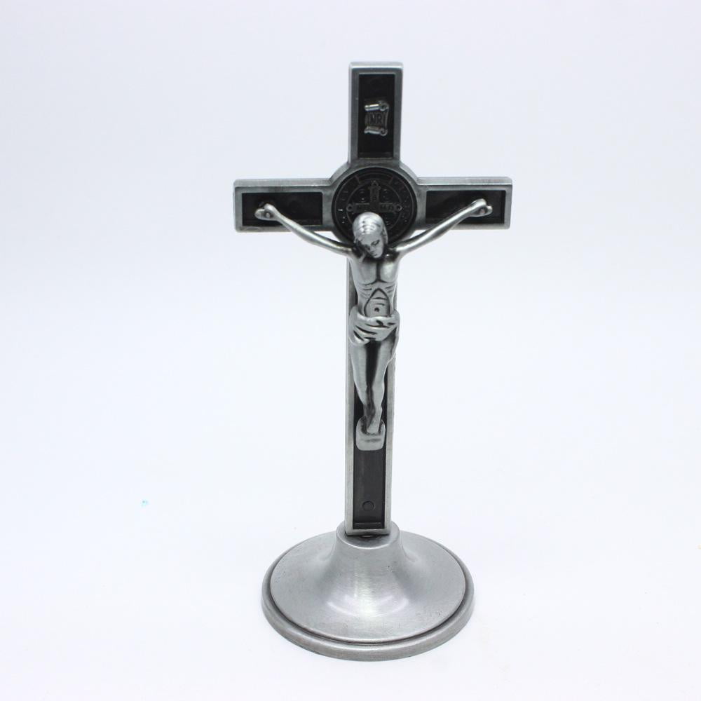Cross Crucifix Stand Christ Catholic Jesus Statue Figurine Religious ...
