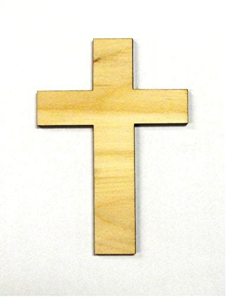 Cross Cut Out 1/8 x 2 1/2 PKG 25 Laser Cut Wooden Cross by WOODNSHOP ...