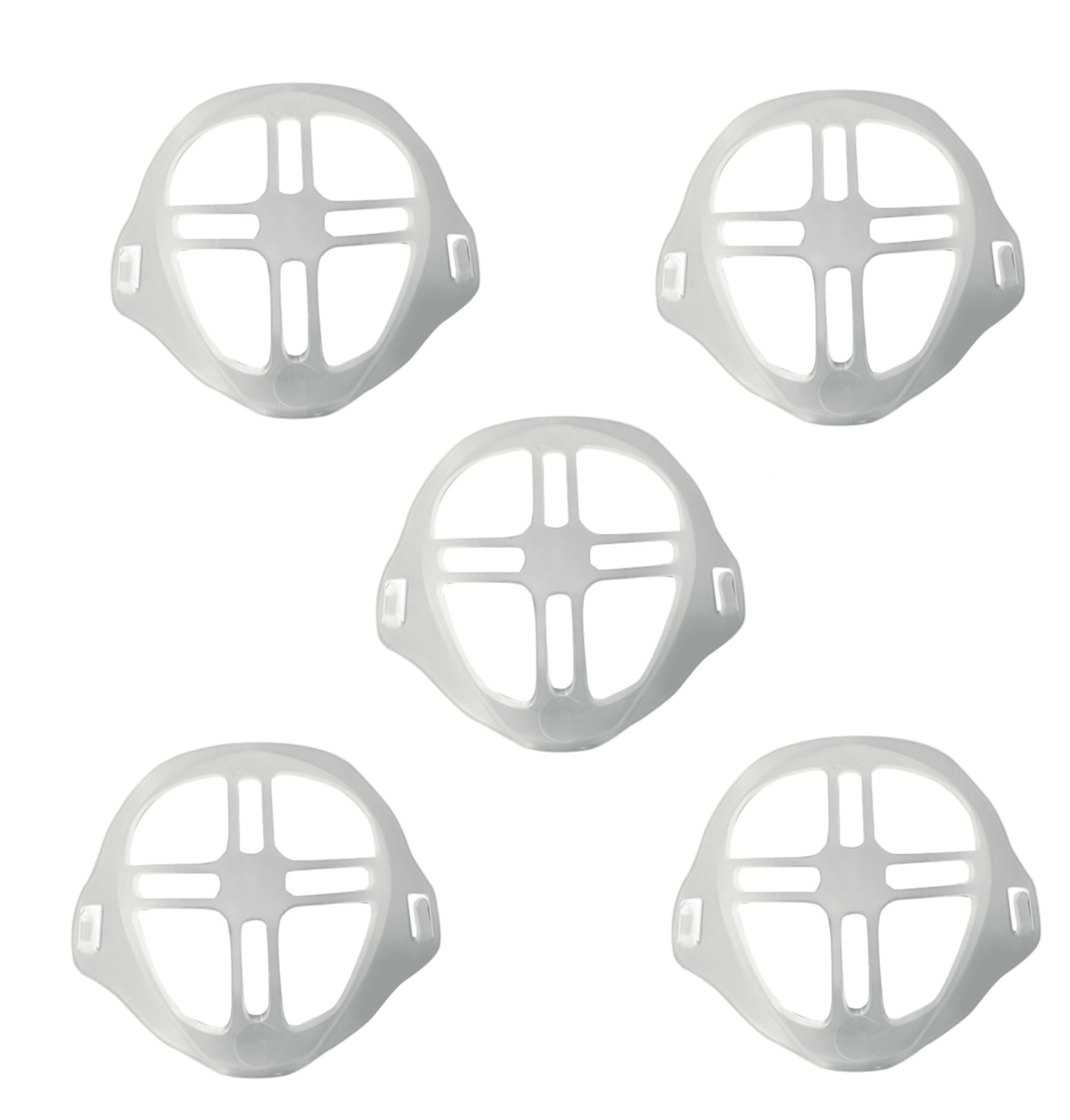 Cross Cutout Face Mask Cage Brackets - Set Of 5 - Walmart.com