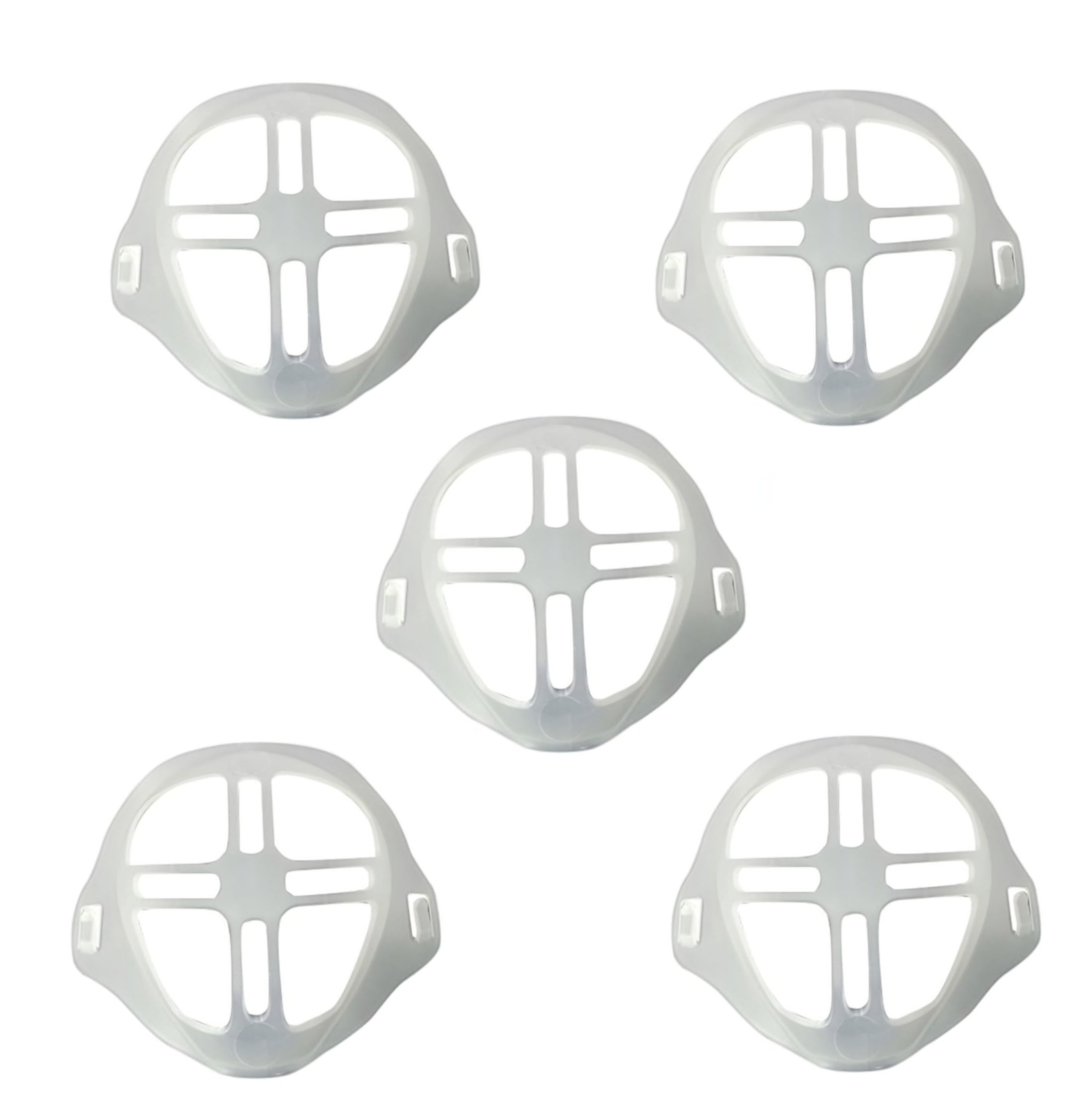 Cross Cutout Face Mask Cage Brackets - Set Of 5 - Walmart.com