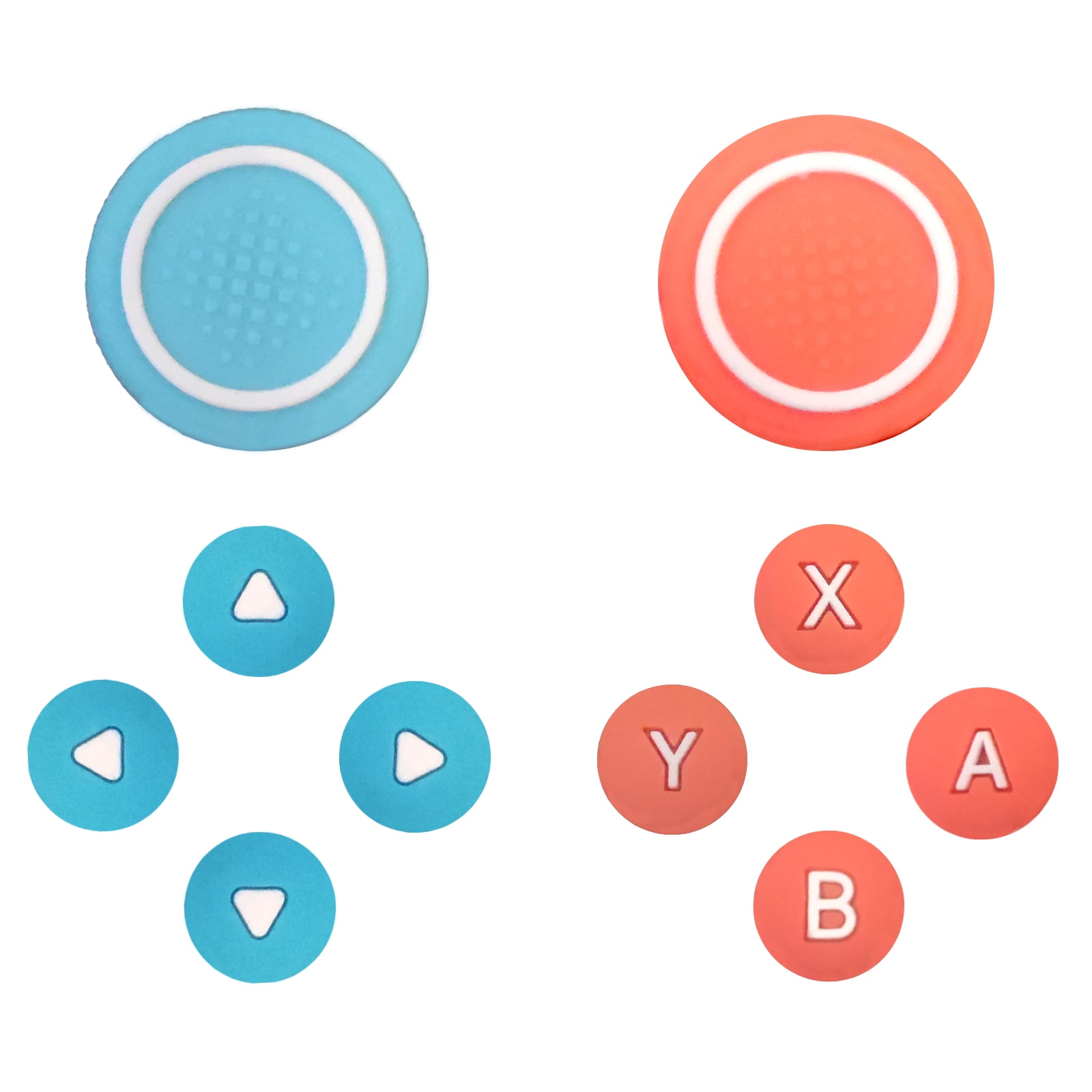 Cross D-Pad Button Caps Switch 2 Thumb Grip Caps Set, Creative Soft ...