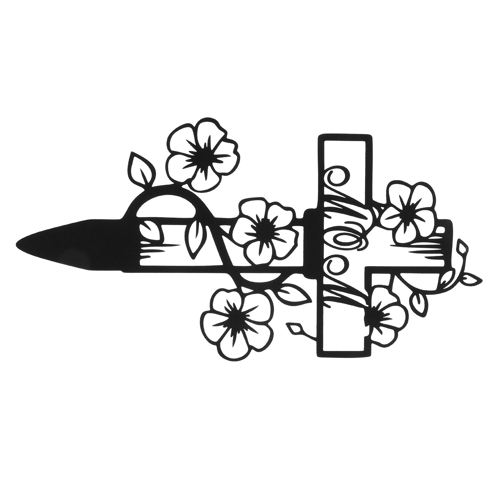 Cross Decoration Cemetery Yard Signs Graveyard Remembrance Stake ...