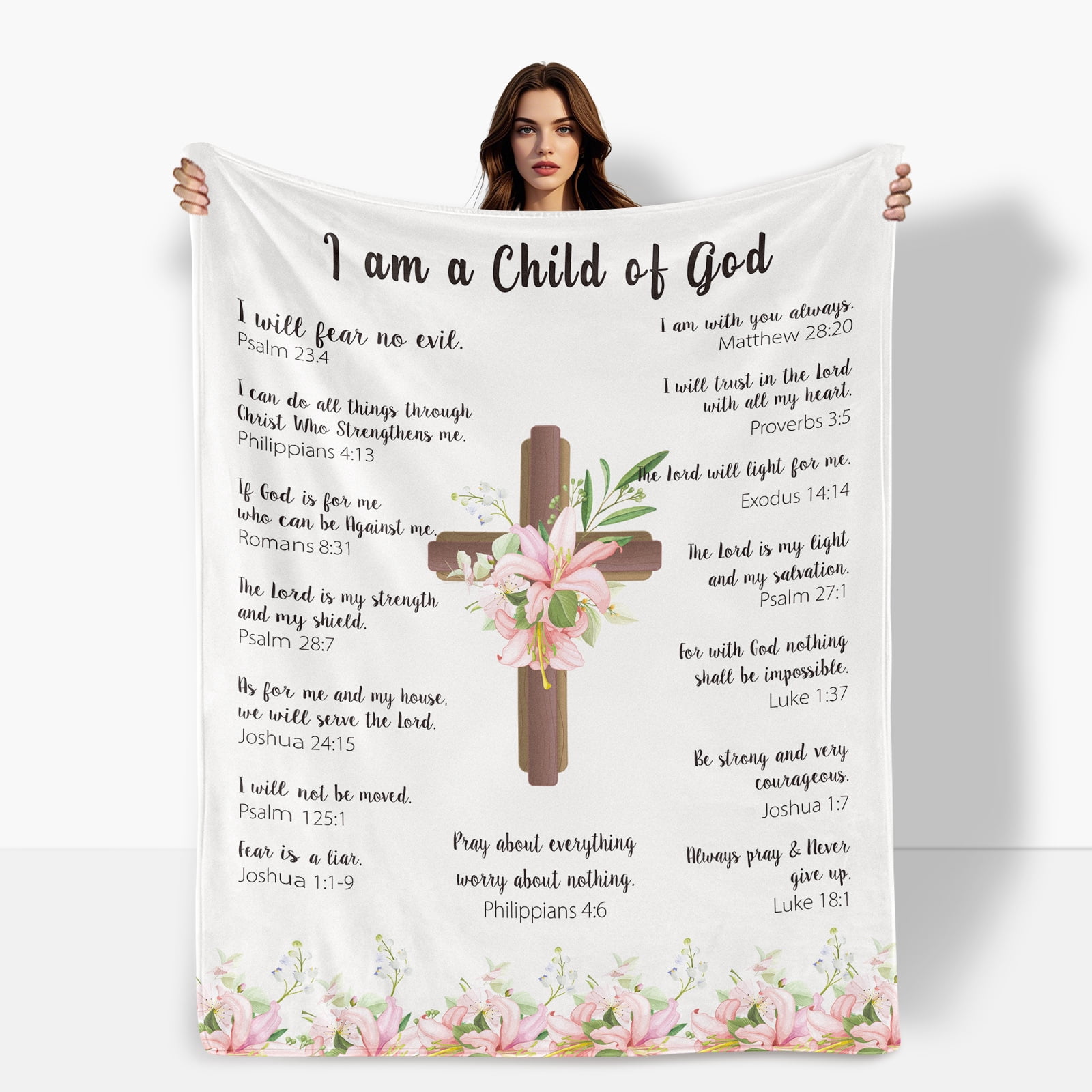 Cross Design Cozy Blanket Gift Idea For Friends And Couples To ...