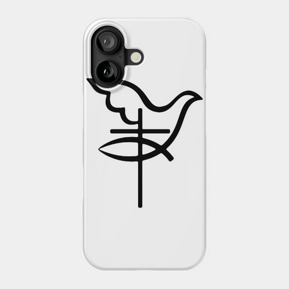 Cross-Dove-Ictus Design Christian Religious Symbolism Case for Apple ...