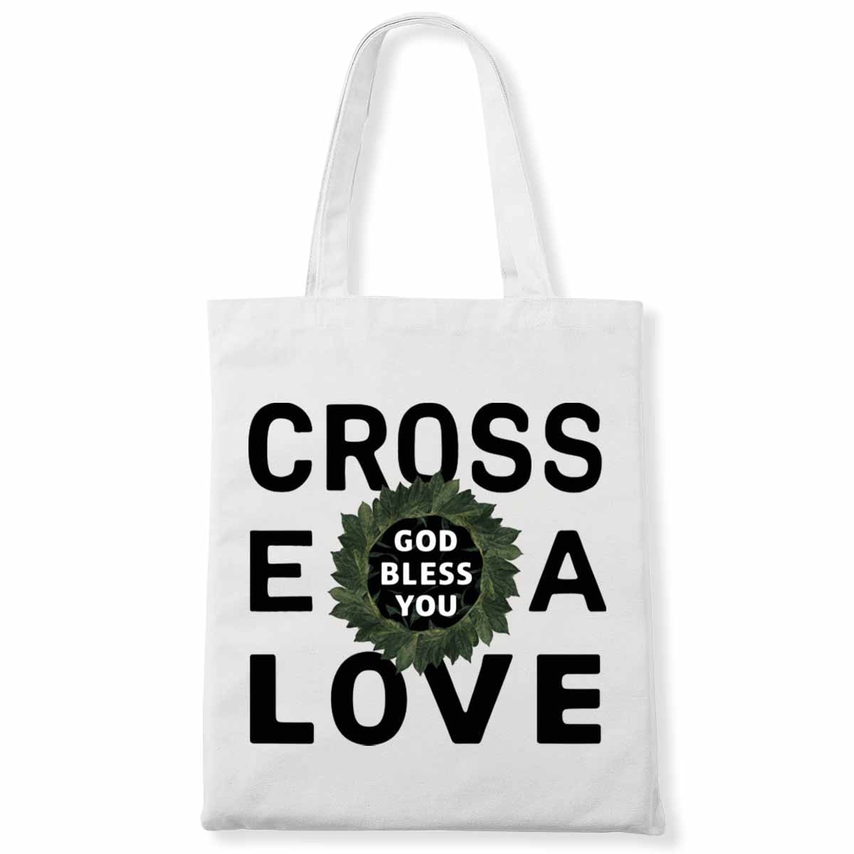 Cross Equals Love Cute Halloween Groovy Retro Fall 60S Canvas Bag 3Pcs ...