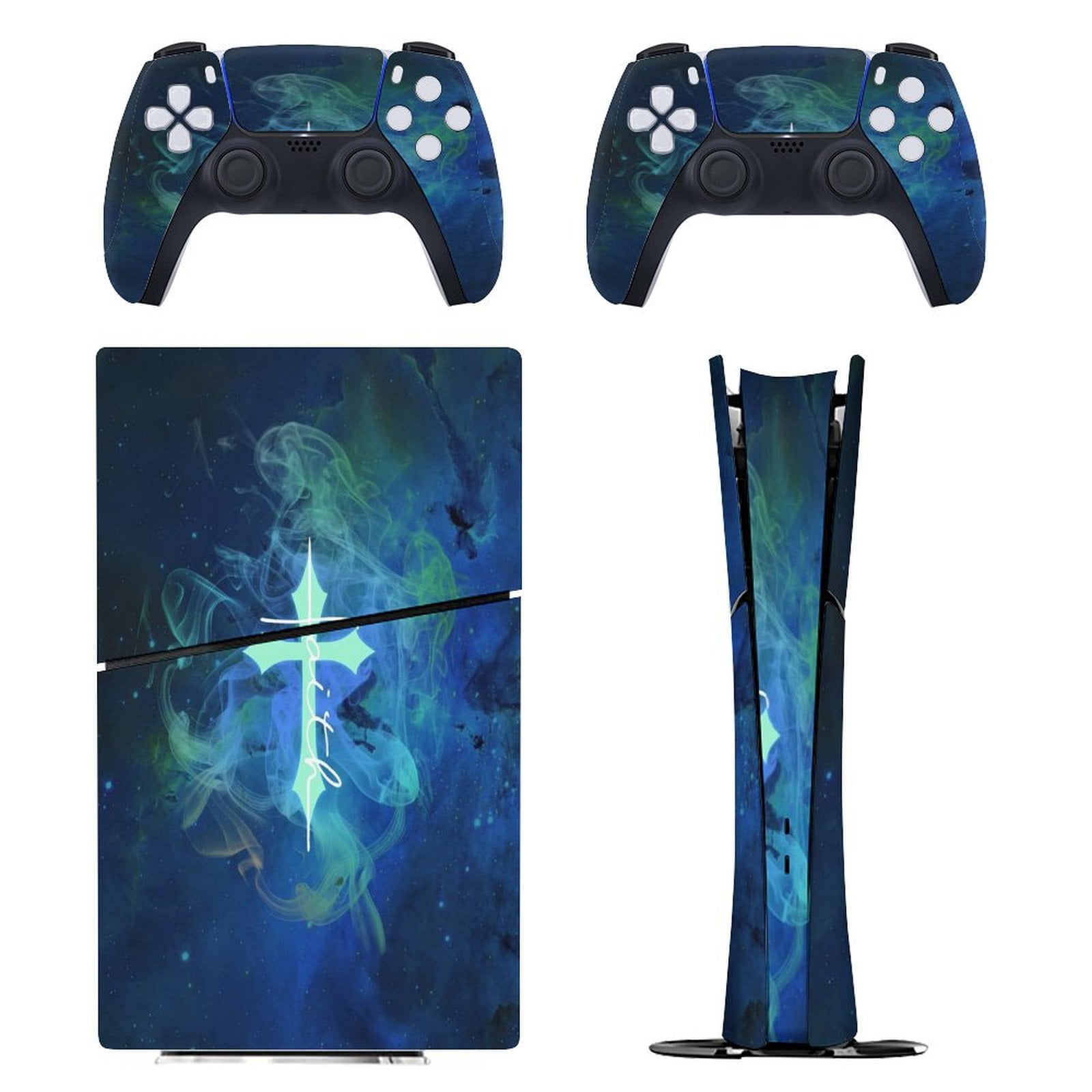 Cross Faith PS5/PS5 Slim Digital Disc Skin Sticker For Console And ...