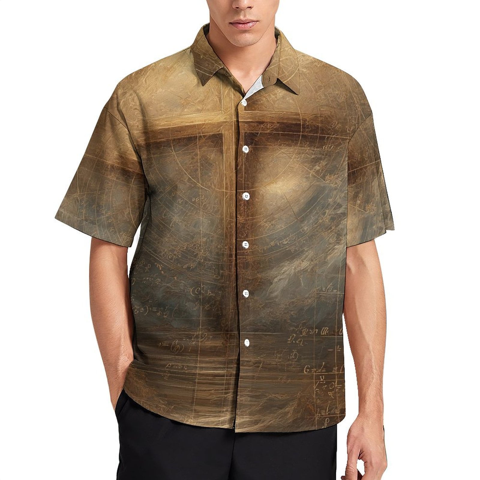 Cross Faith Science Artistic Vision Men's Shirt Short Sleeves Printed ...