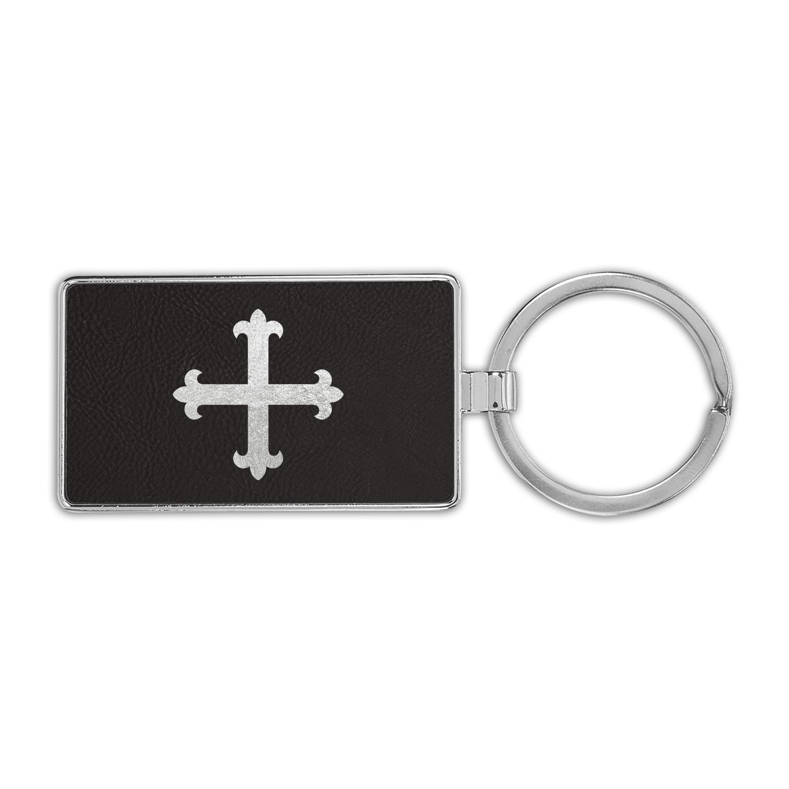 Cross Fleury Premium Leatherette Keychain flory - Black/Silver ...