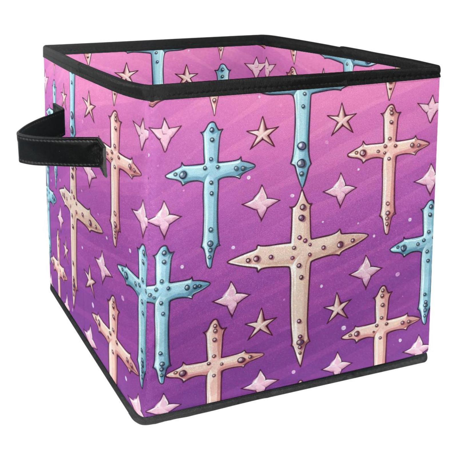 Cross Foldable Organizer Bins Storage Containers Storage Bin with ...
