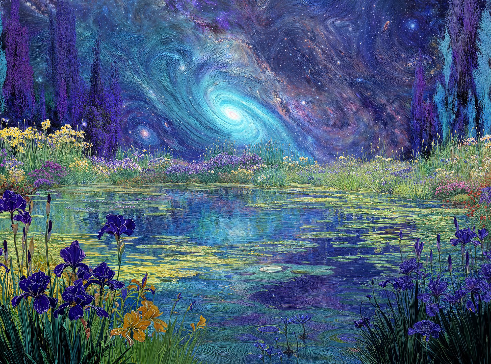 Cross & Glory - Milky Way Rising - 1000 Piece Jigsaw Puzzle for Adults ...