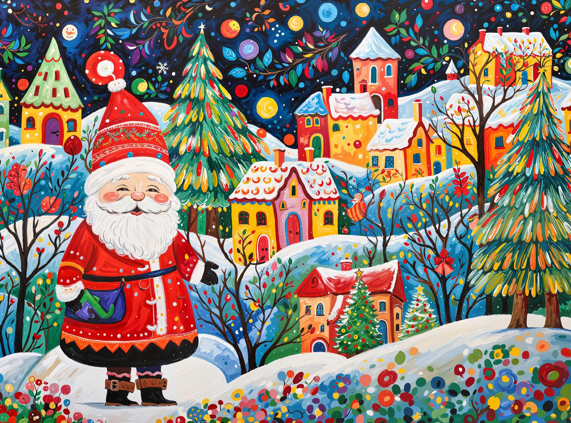 Cross & Glory - Santa's Yuletide Village - 1000 Piece Jigsaw Puzzle for ...