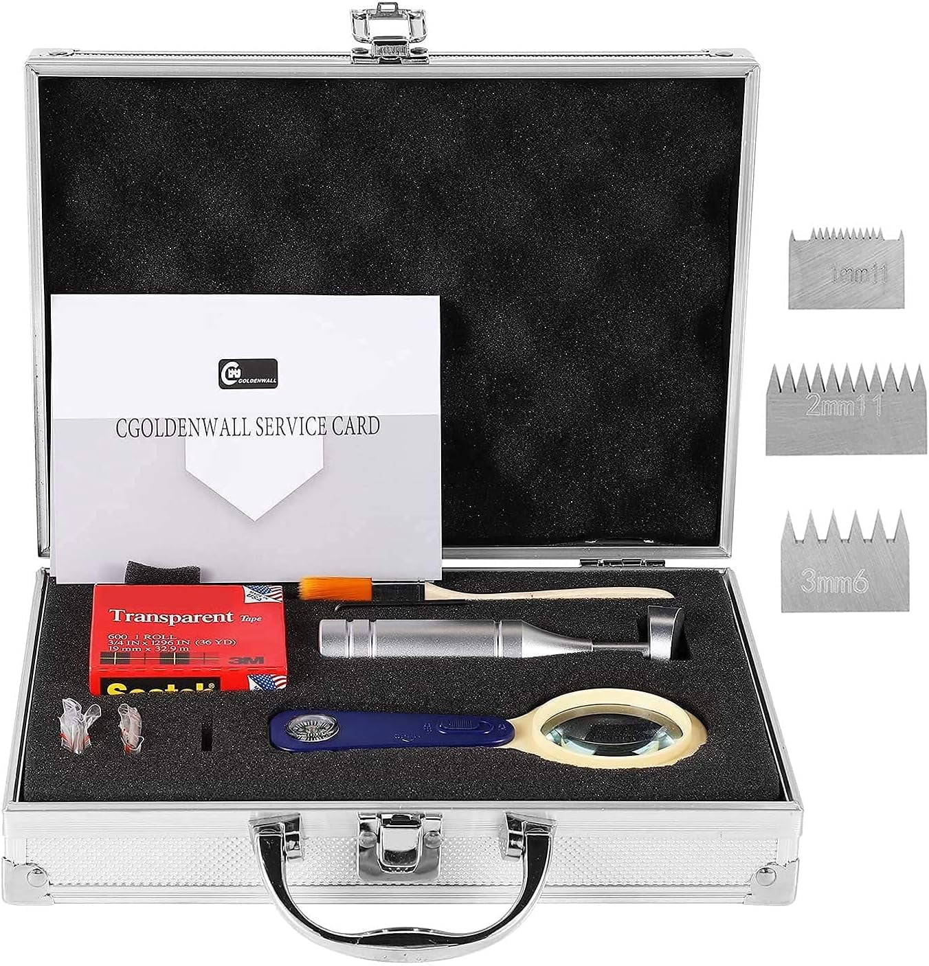 Cross Hatch Adhesion Tester Kit with Multi-blade Cutter Spacing: 1 +0 ...