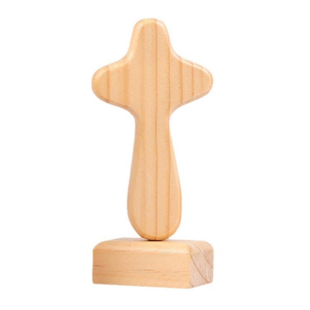 Cross My Heart Encouragement Gift, Wooden Poet Cross Handheld Wood ...