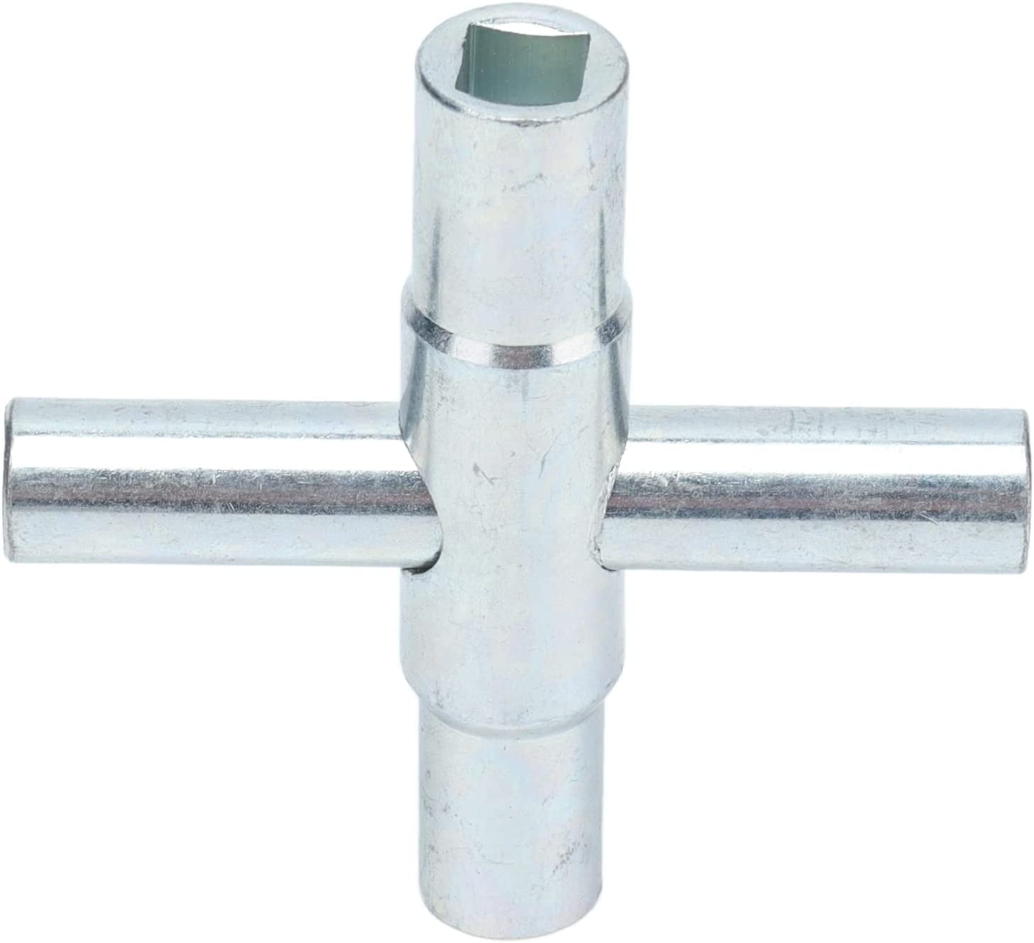 Cross Key Tool, 45 Steel Four Way Service Utility Key, Silver Bathroom ...