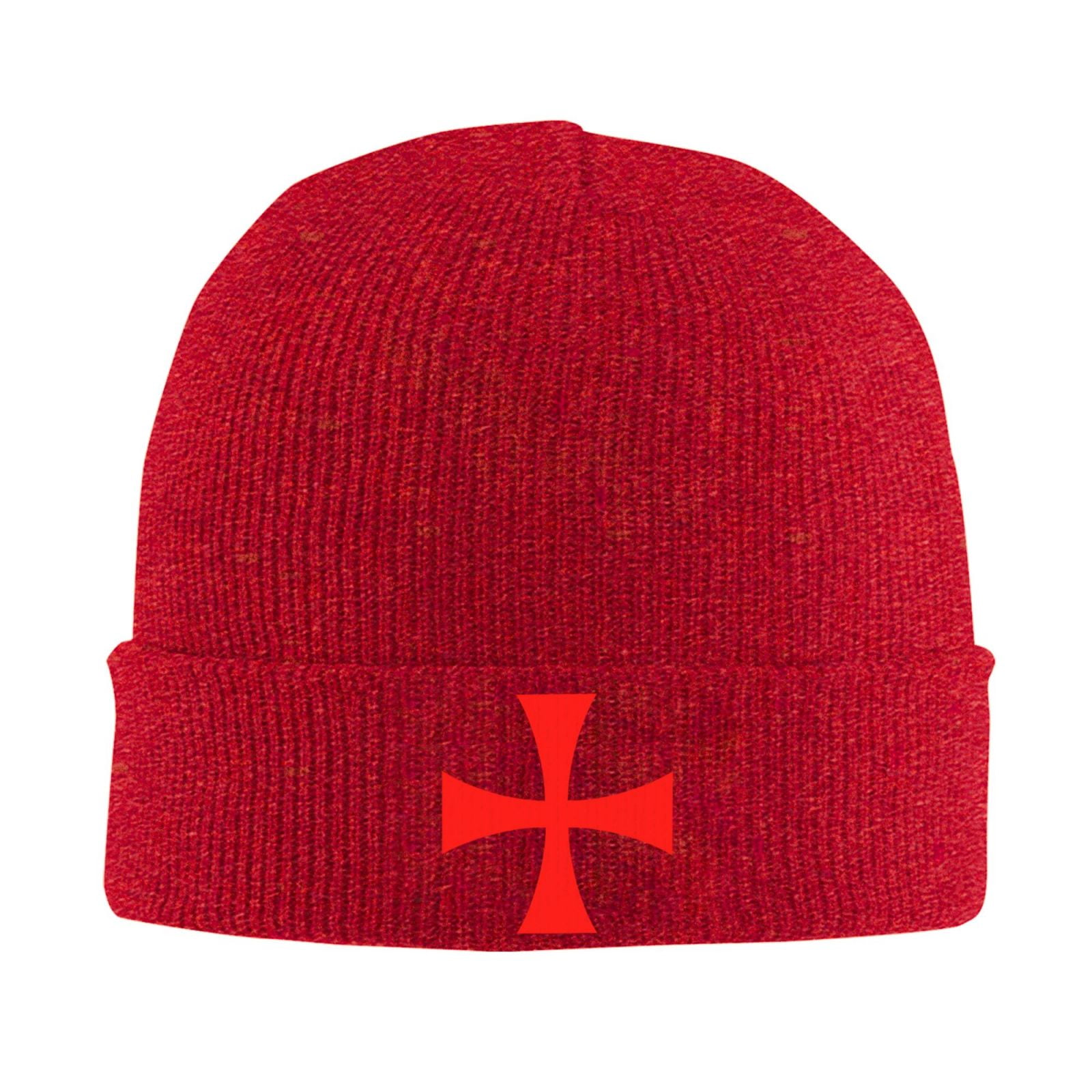 Cross Knights Templar Beanie for Men Women Slouchy Beanie Hats Winter ...