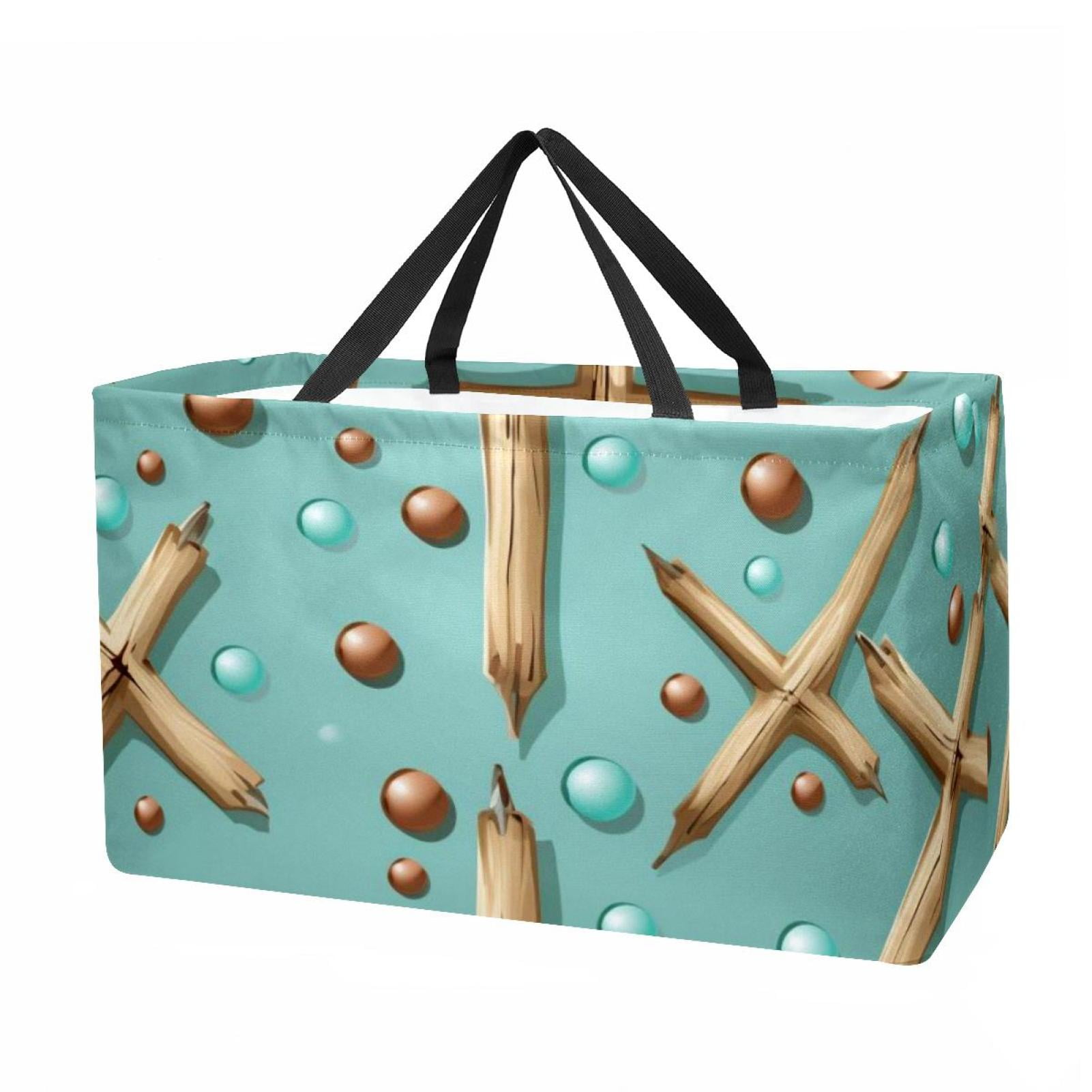 Cross Large Capacity Reusable Foldable Oxford Cloth Storage Bins ...