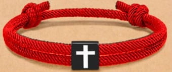 Cross Milan Rope Bracelet School Season Easter Lover Men Gift Black ...