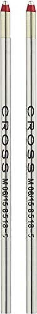 Cross Mini Ballpoint Pen Refill, Medium Red, Fits Tech 3, Autocross ...