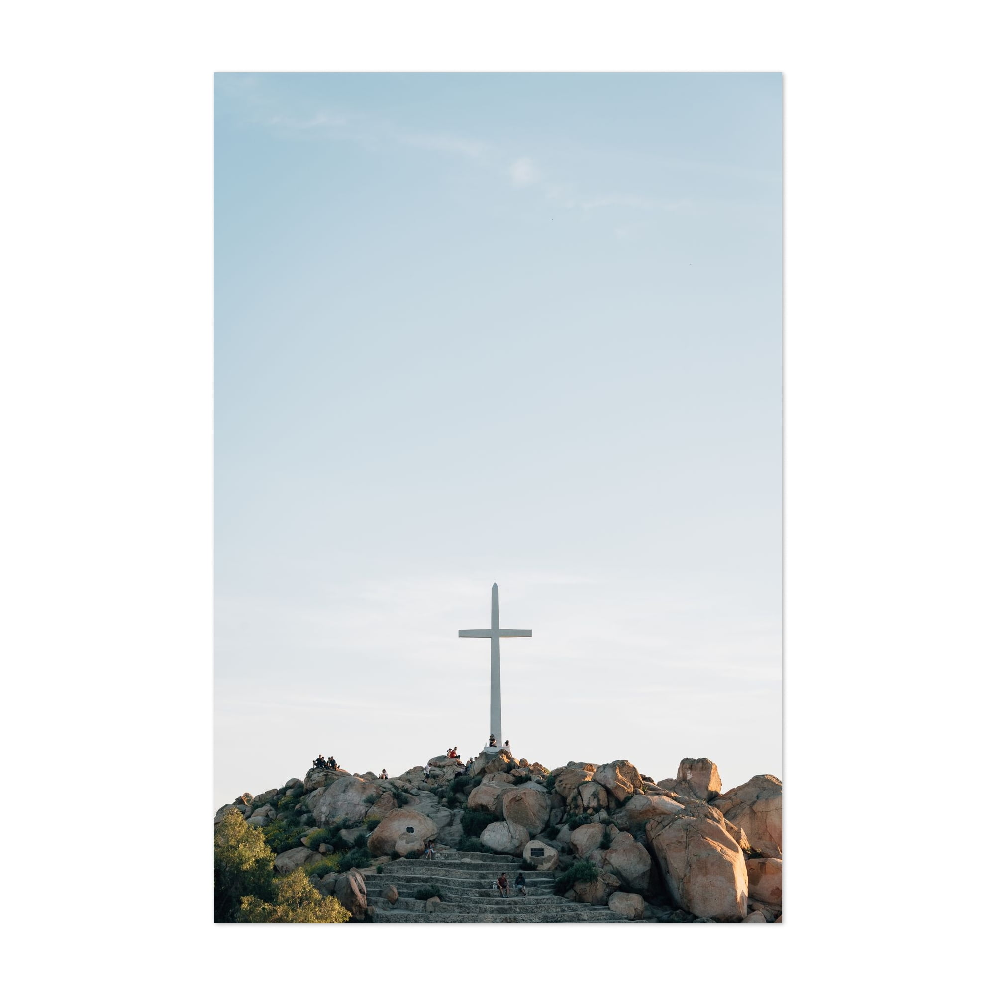 Cross, Mount Rubidoux - Riverside California Photography Unframed Wall ...