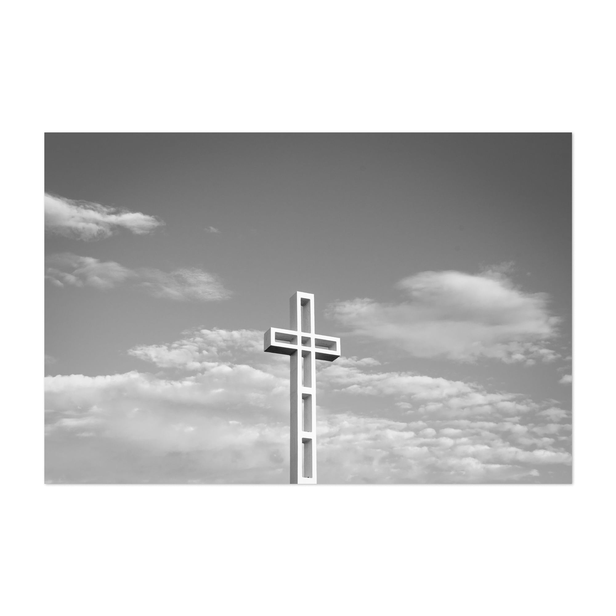 Cross, Mount Soledad B&W - La Jolla California Photography Black and ...