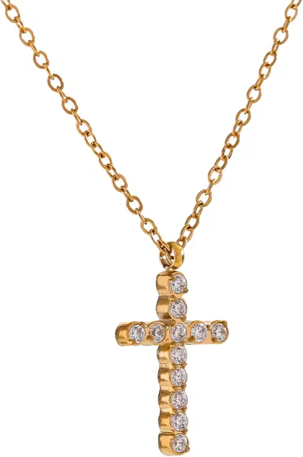 Cross Necklace for Women Trendy: Dainty Small Cross Pendant Necklace ...